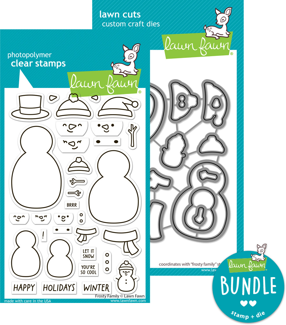 frosty family (stamp+die bundle ) – Lawn Fawn