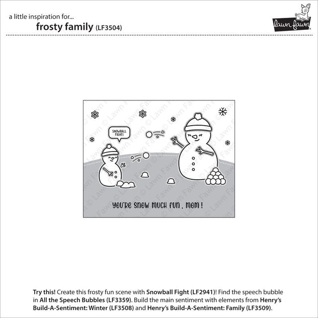 frosty family – Lawn Fawn