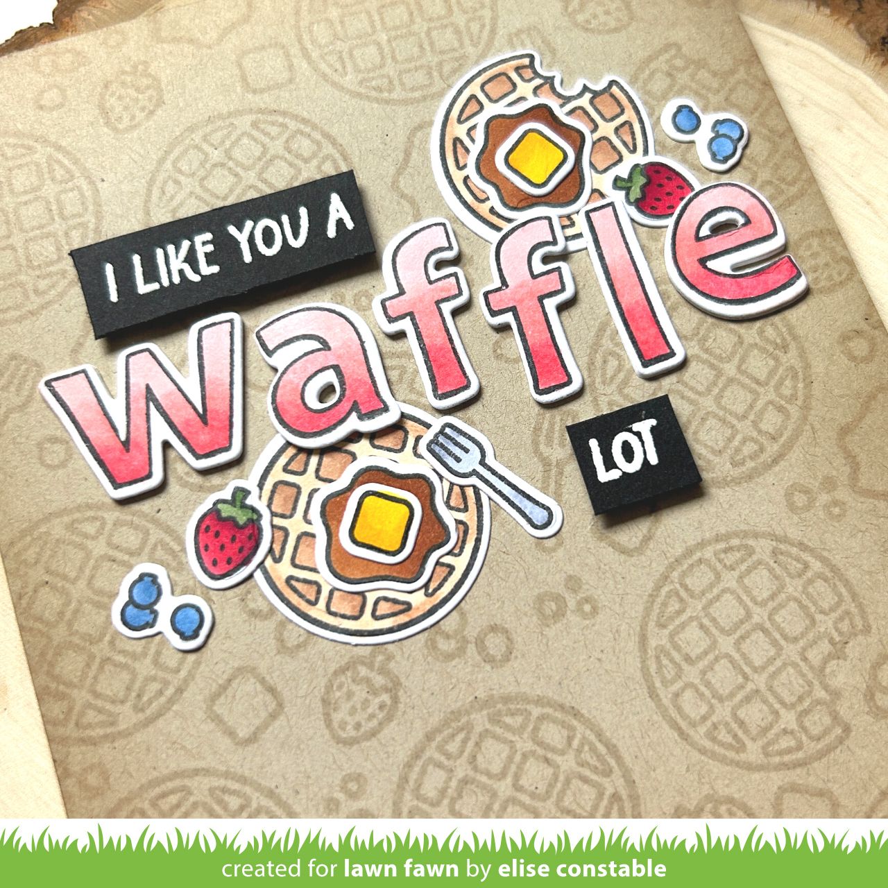 a waffle lot | Lawn Fawn