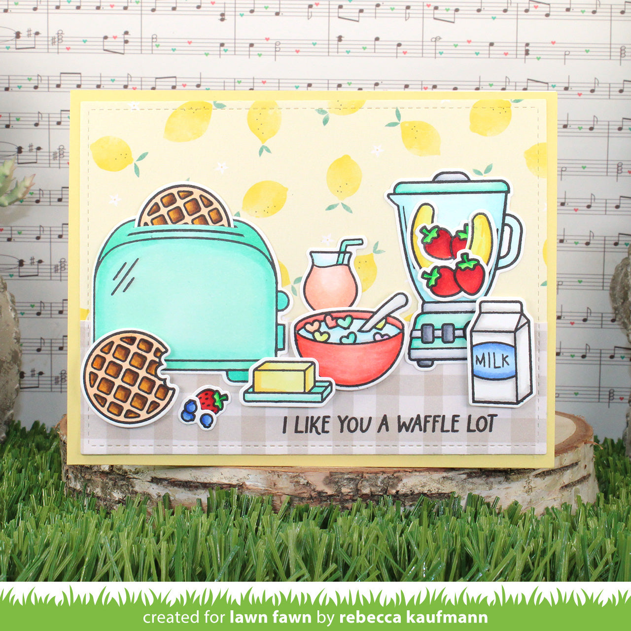 a waffle lot | Lawn Fawn
