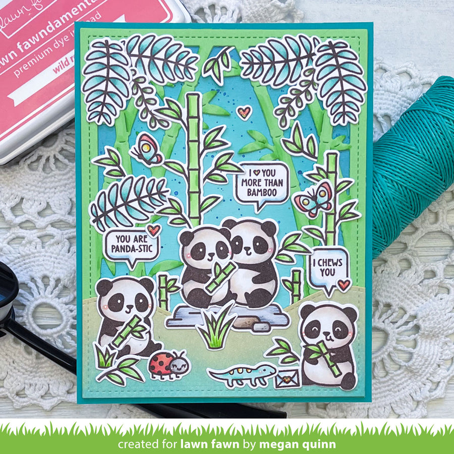 bamboo forest backdrop: portrait – Lawn Fawn