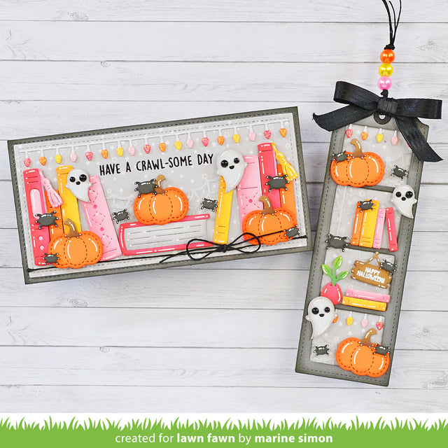 stitched bookmark – Lawn Fawn