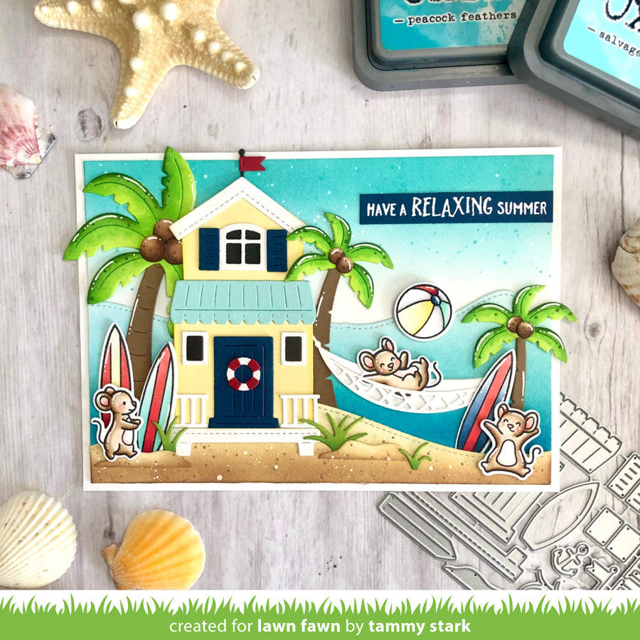 build-a-house beach add-on – Lawn Fawn