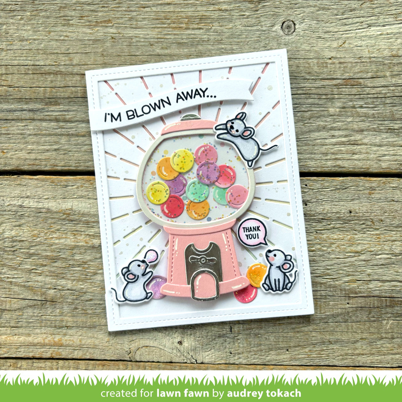 build-a-gumball machine | Lawn Fawn