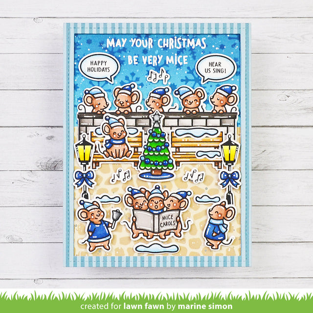 caroling mice – Lawn Fawn