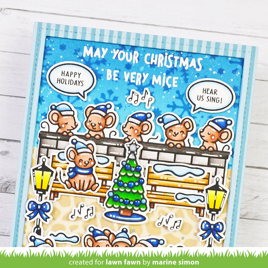 caroling mice – Lawn Fawn