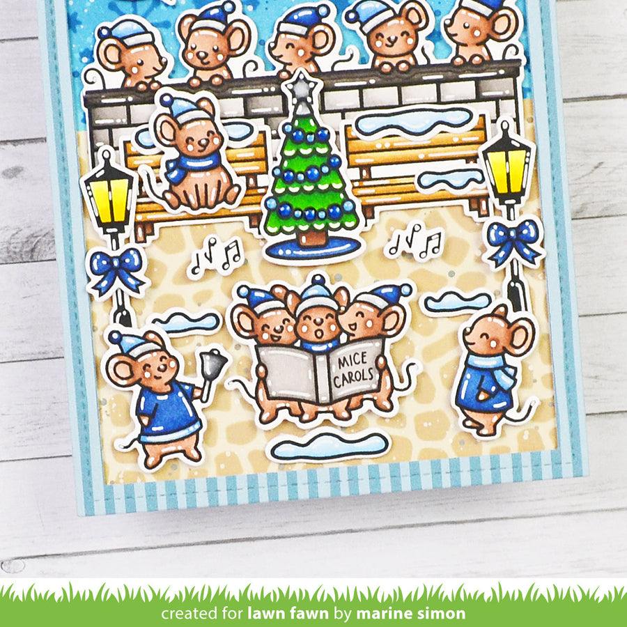 caroling mice – Lawn Fawn