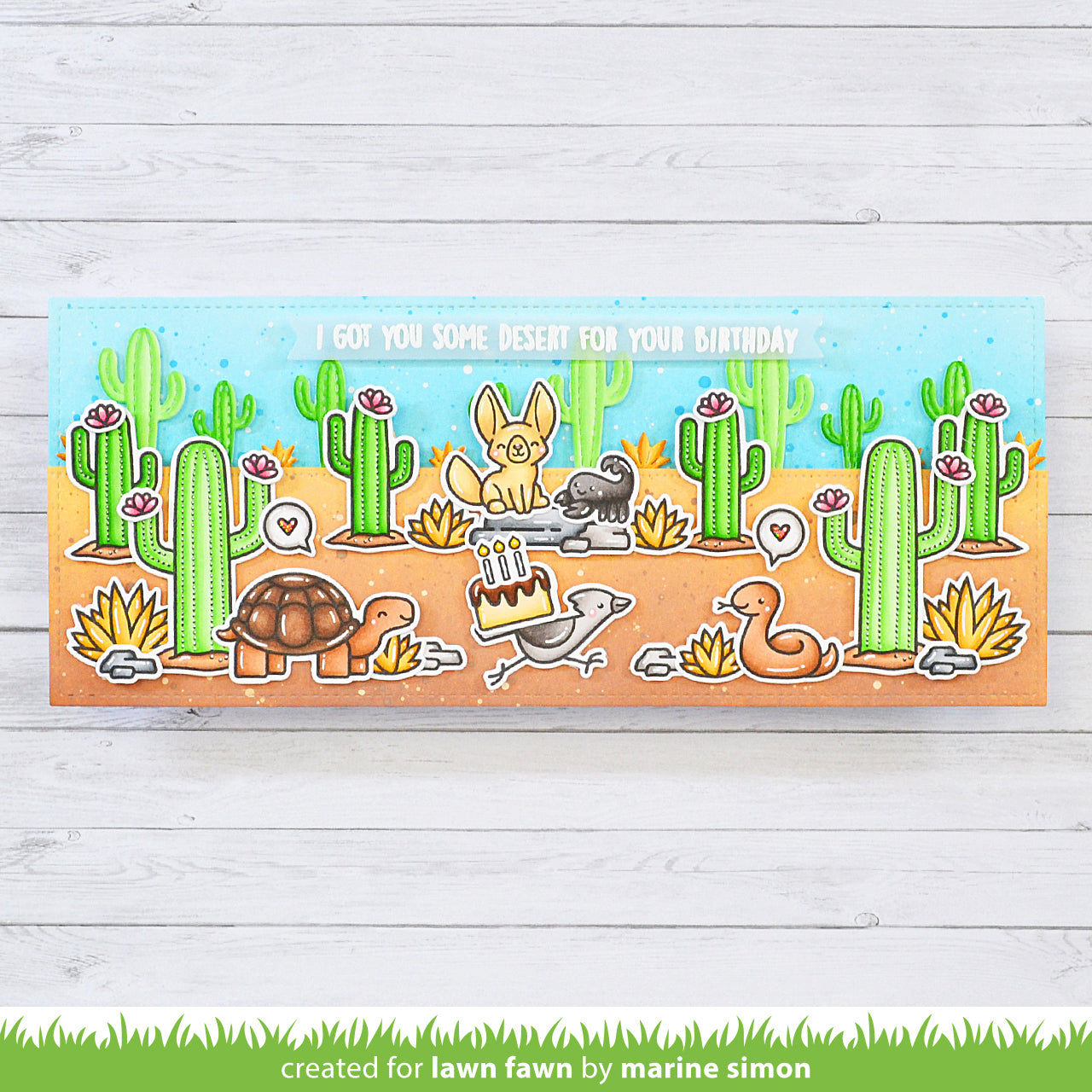 critters in the desert | Lawn Fawn