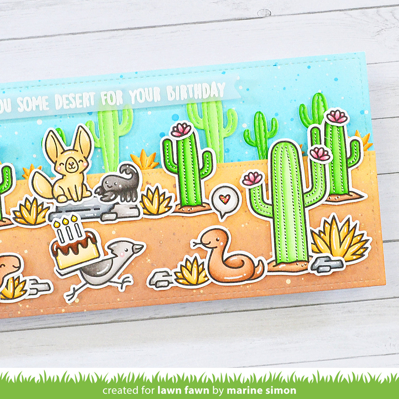 critters in the desert | Lawn Fawn