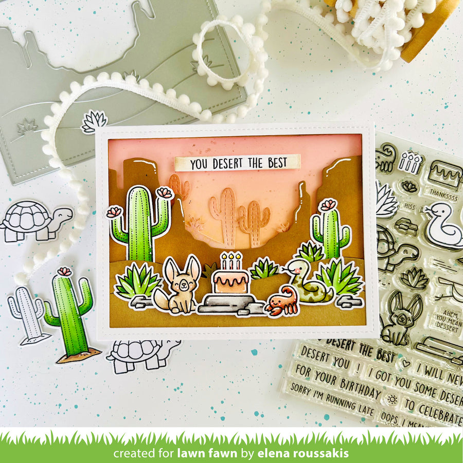 critters in the desert – Lawn Fawn