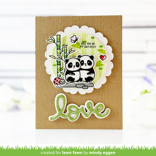 i heart pandas – Lawn Fawn