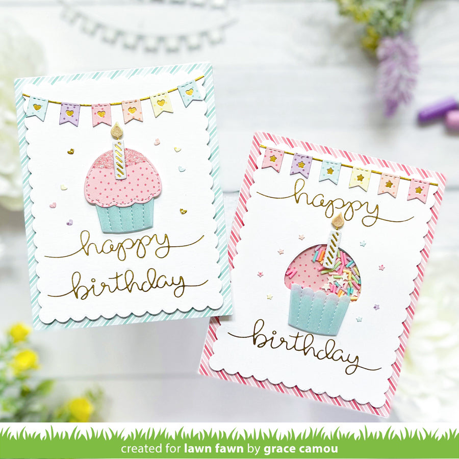 fishtail banner borders – Lawn Fawn