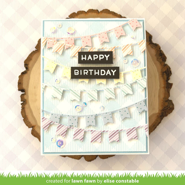 fishtail banner borders – Lawn Fawn