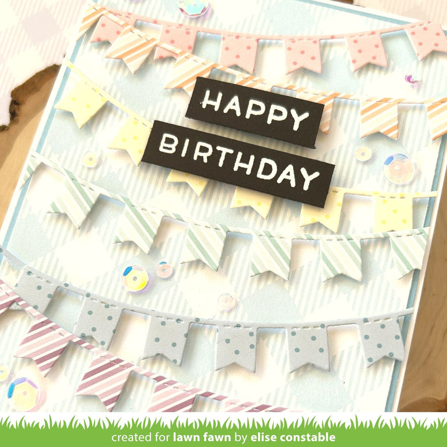 fishtail banner borders – Lawn Fawn