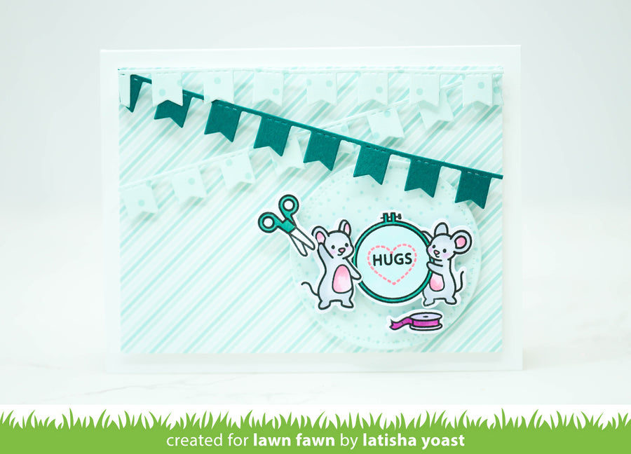 fishtail banner borders – Lawn Fawn
