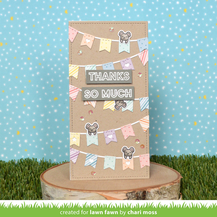 fishtail banner borders – Lawn Fawn