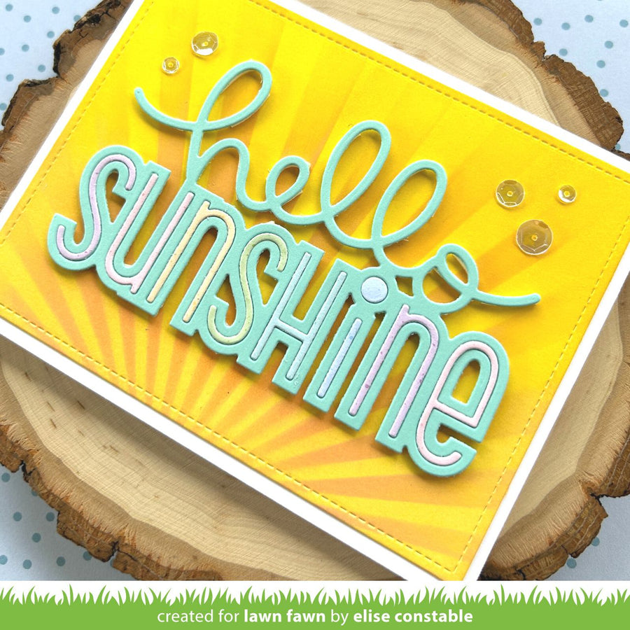 giant hello sunshine – Lawn Fawn
