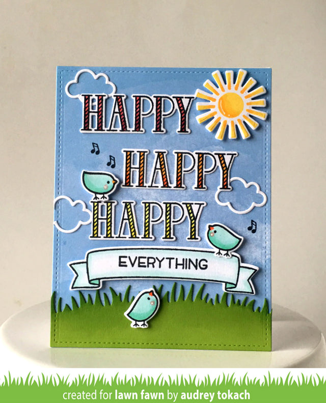 happy happy happy – Lawn Fawn