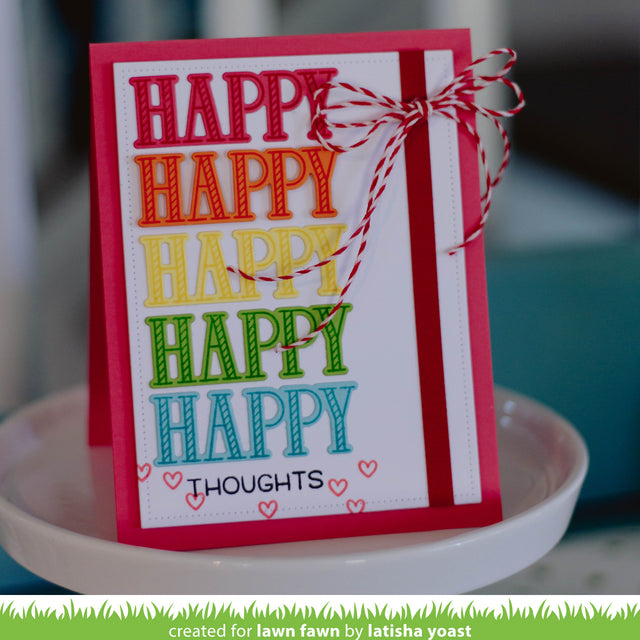 happy happy happy – Lawn Fawn