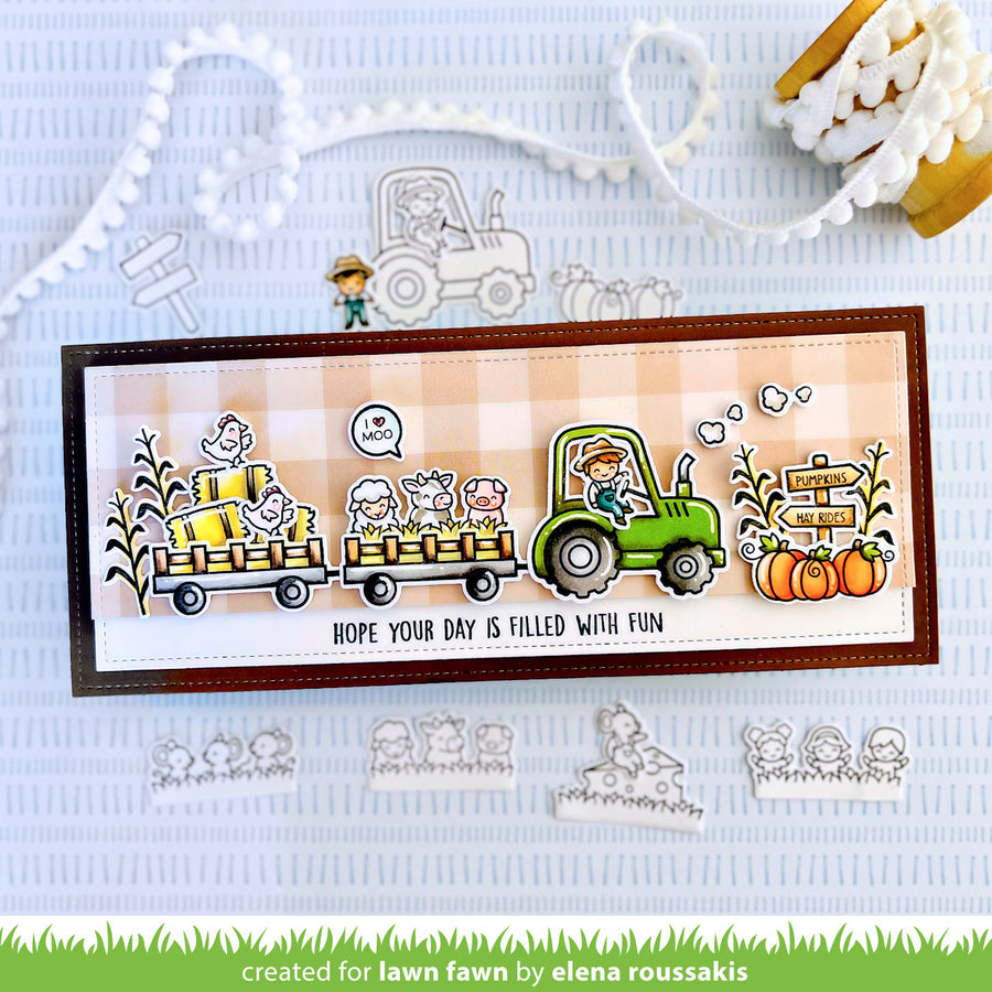 hay there, hayrides! – Lawn Fawn