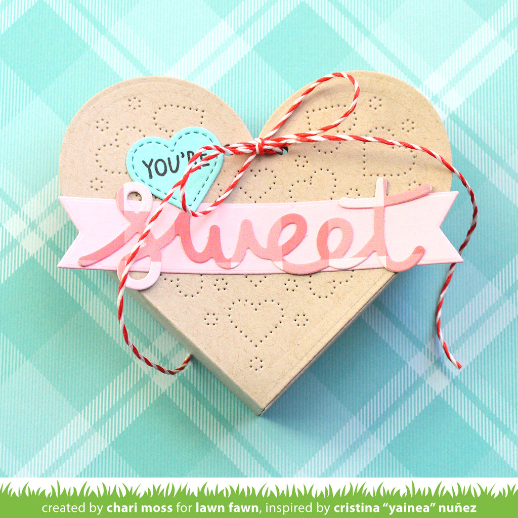 heart pouch | Lawn Fawn
