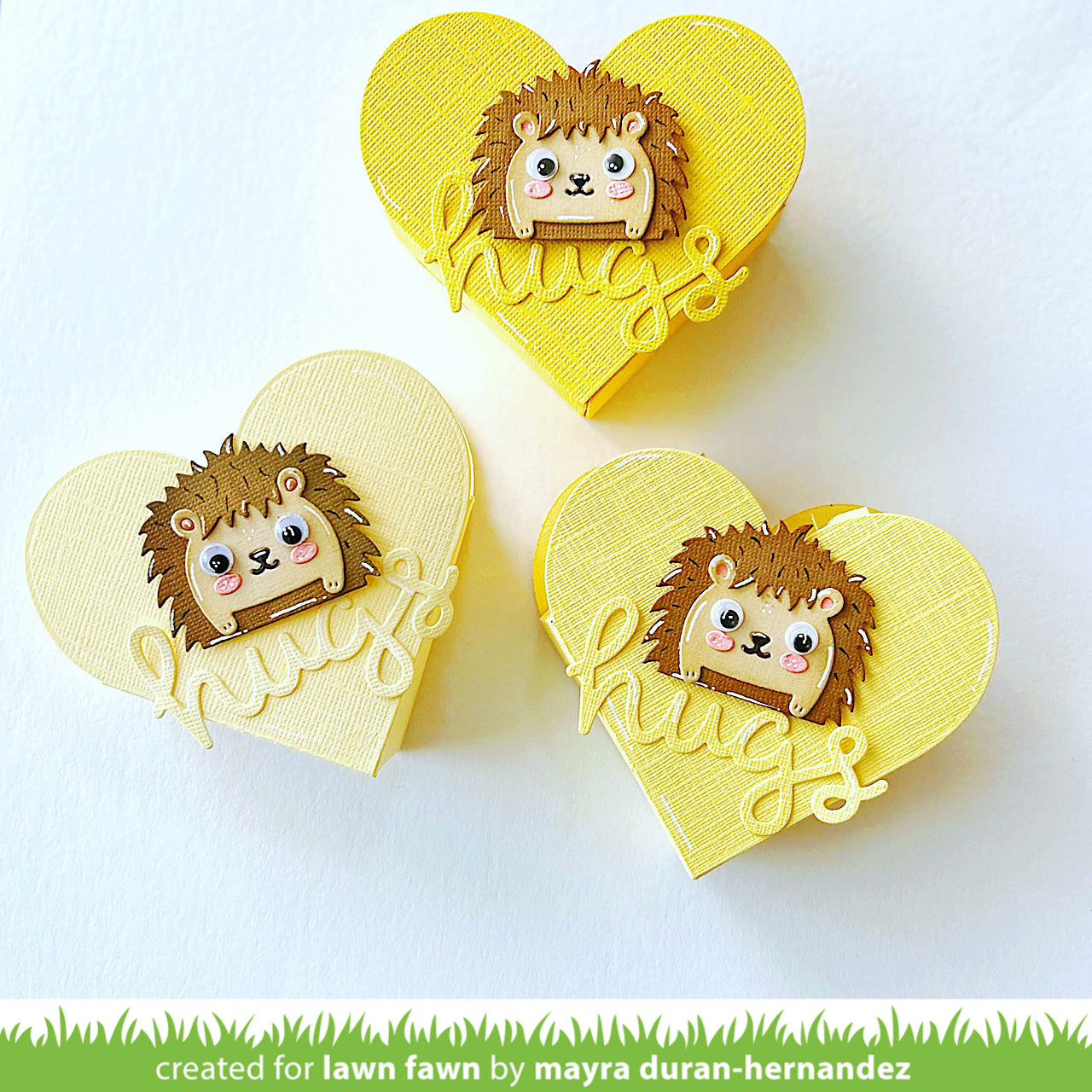 tiny gift box hedgehog add-on | Lawn Fawn