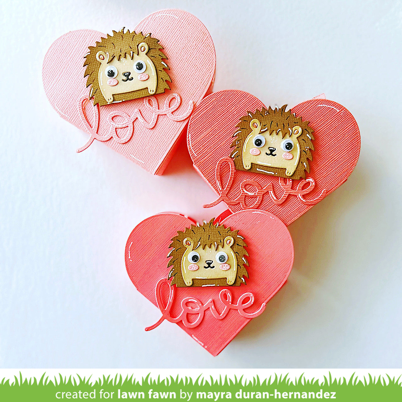 tiny gift box hedgehog add-on | Lawn Fawn