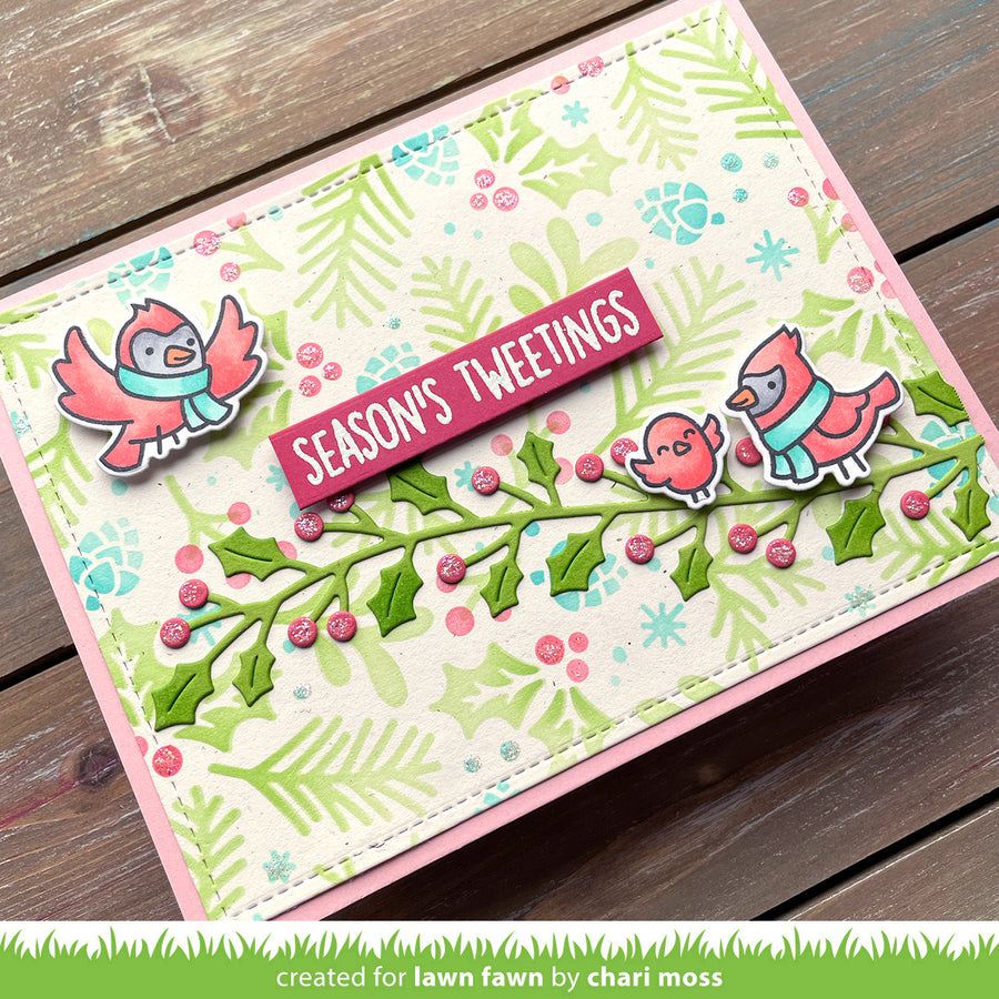 holly leaves border – Lawn Fawn