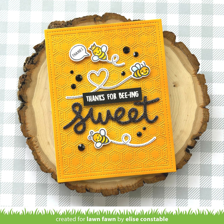 honeycomb backdrop – Lawn Fawn