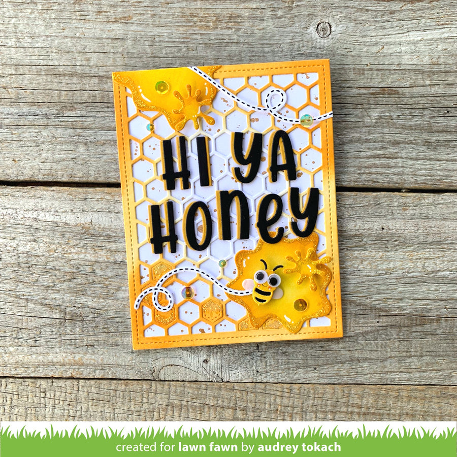 honeycomb backdrop – Lawn Fawn