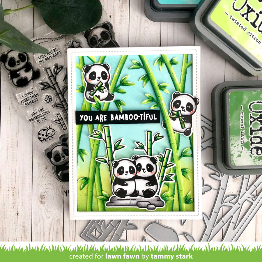 bamboo forest backdrop: portrait – Lawn Fawn