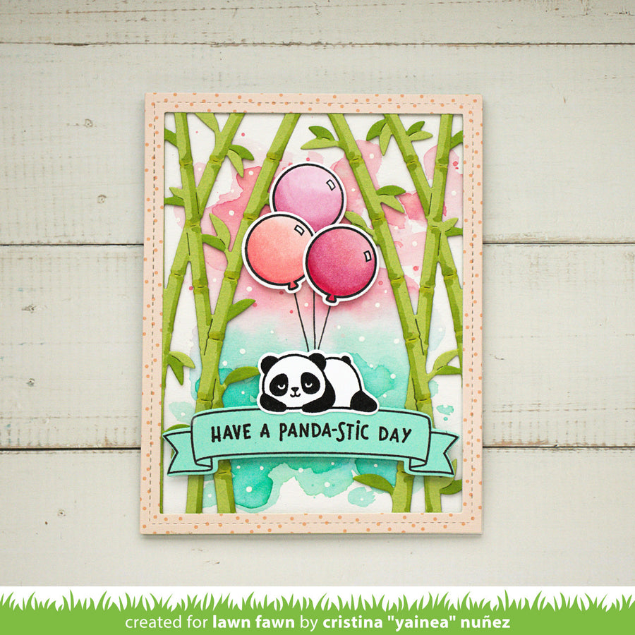 bamboo forest backdrop: portrait – Lawn Fawn