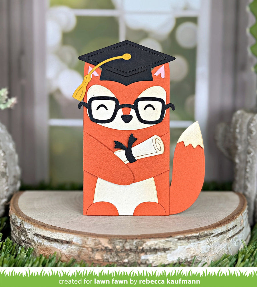 woodland critter huggers graduation add-on – Lawn Fawn