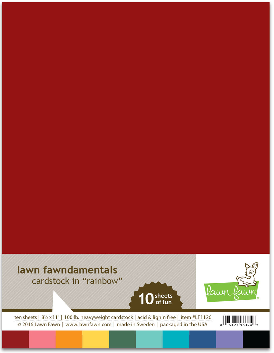 rainbow pack cardstock – Lawn Fawn
