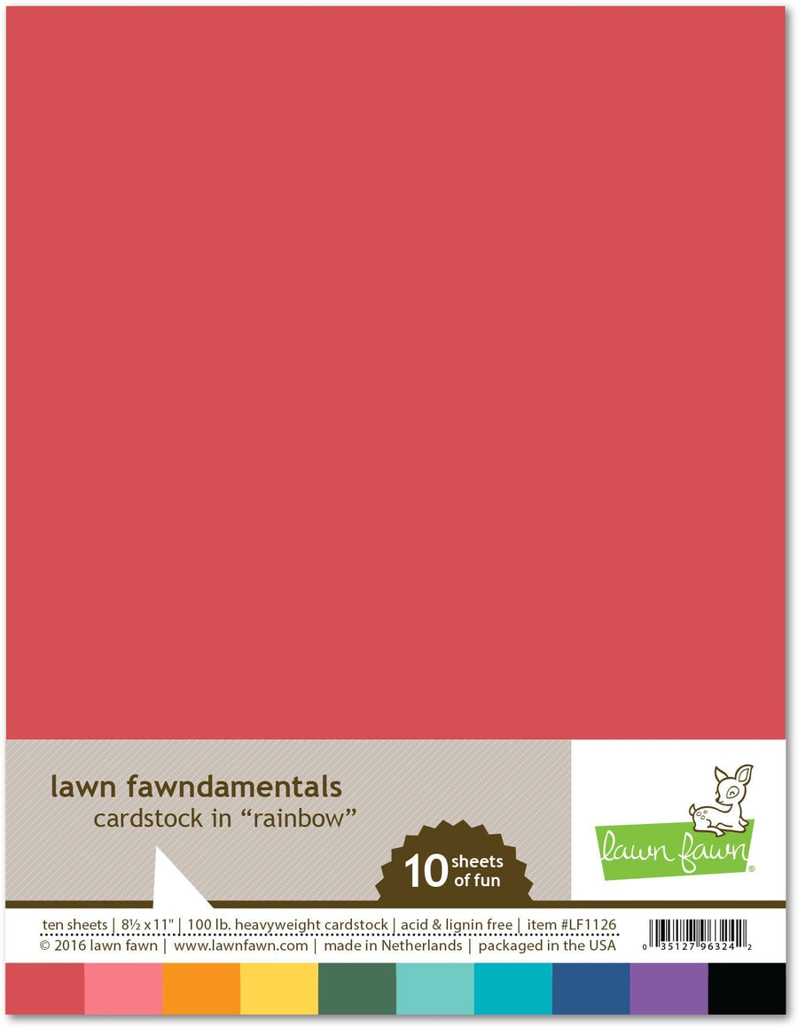 rainbow pack cardstock – Lawn Fawn