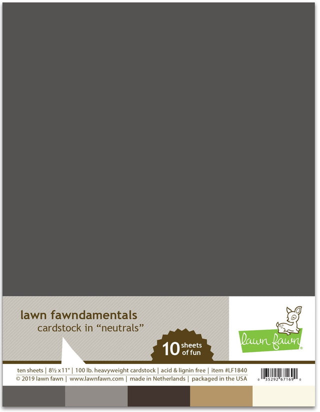 neutral pack cardstock – Lawn Fawn
