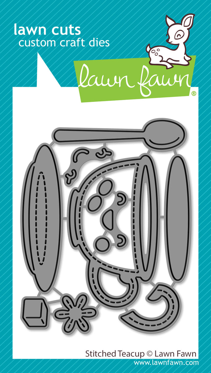 stitched teacup – Lawn Fawn