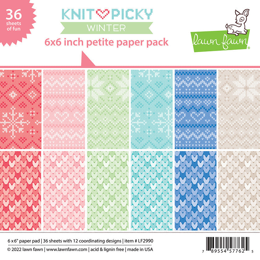 knit picky winter petite pack – Lawn Fawn