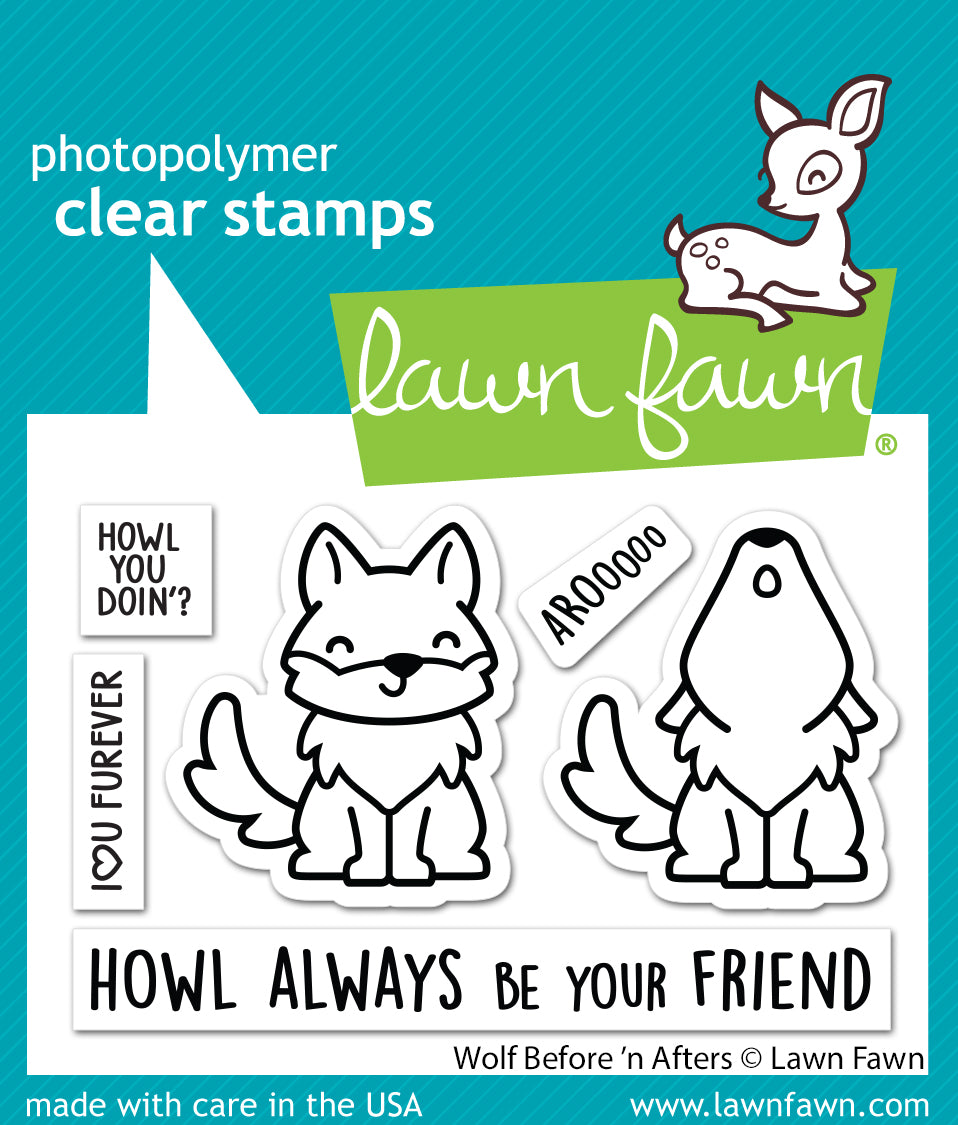 wolf before 'n afters – Lawn Fawn