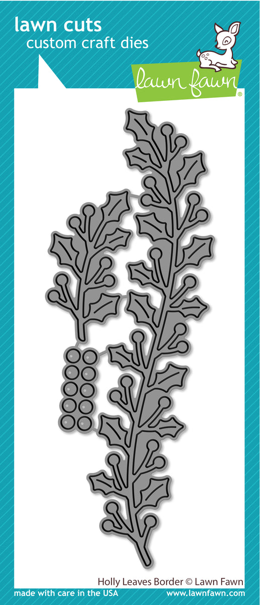 holly leaves border – Lawn Fawn