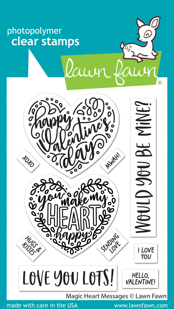 magic heart messages – Lawn Fawn