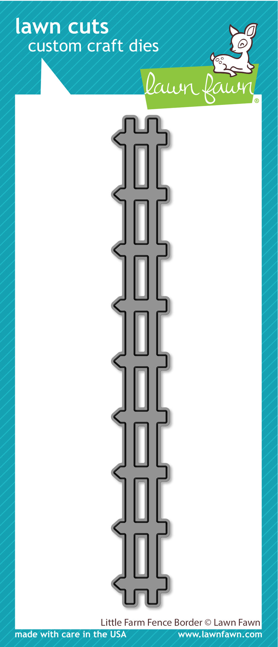 little farm fence border – Lawn Fawn