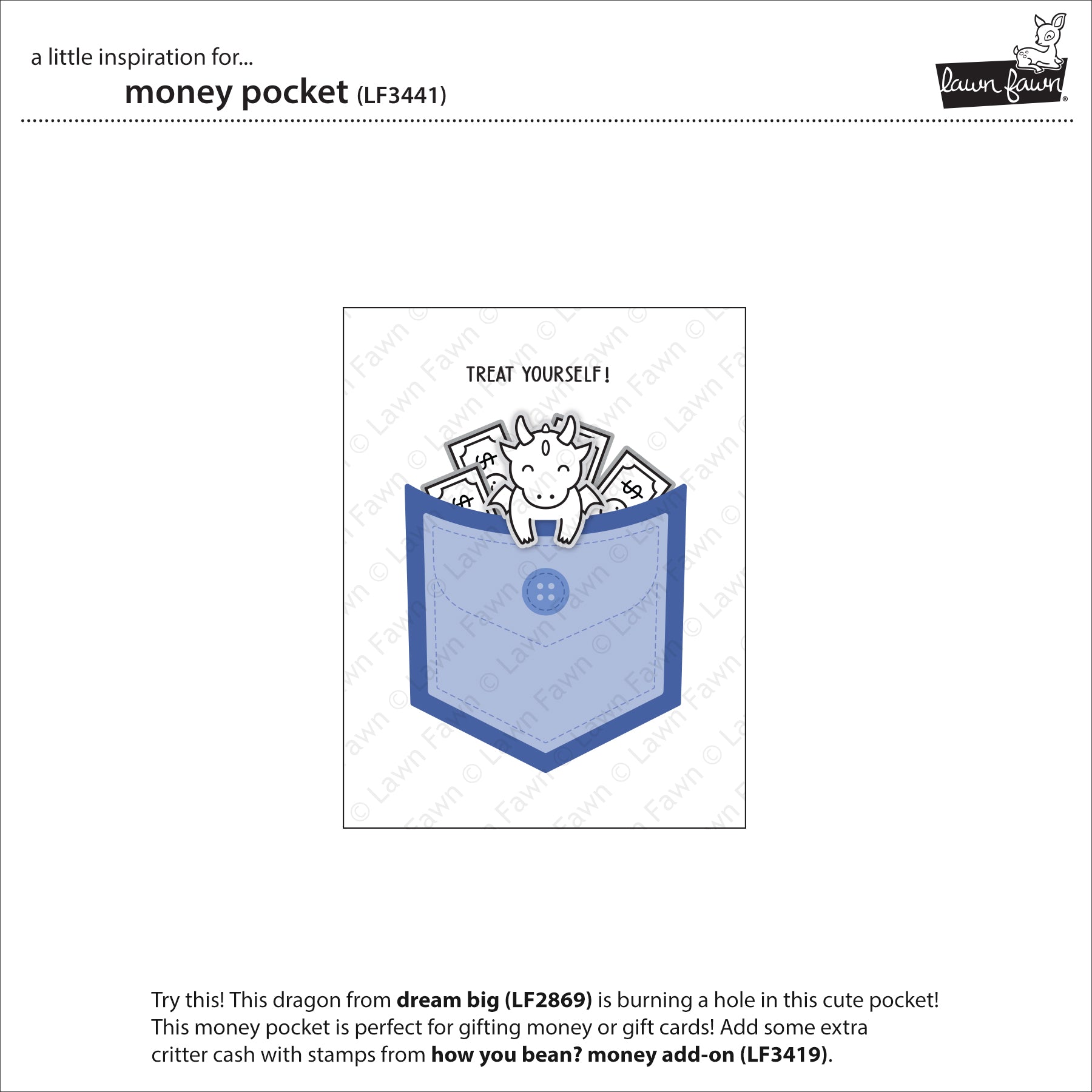 money pocket | Lawn Fawn
