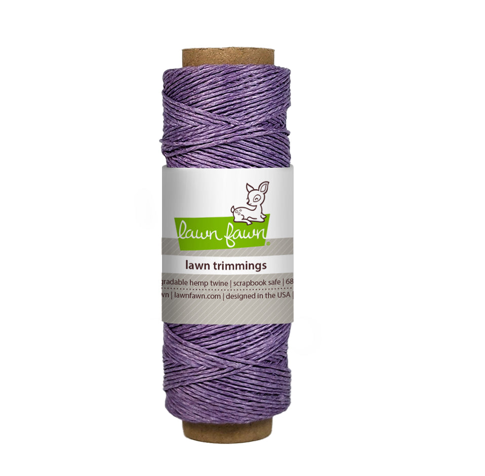 lavender hemp twine | Lawn Fawn