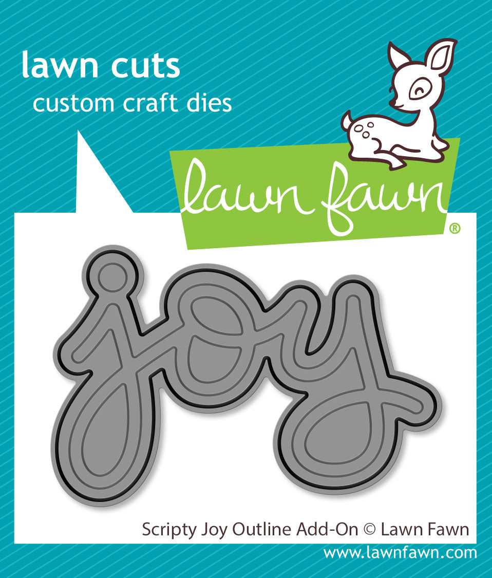 scripty joy outline add-on – Lawn Fawn