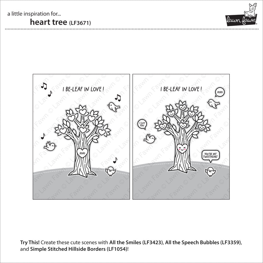 heart tree – Lawn Fawn
