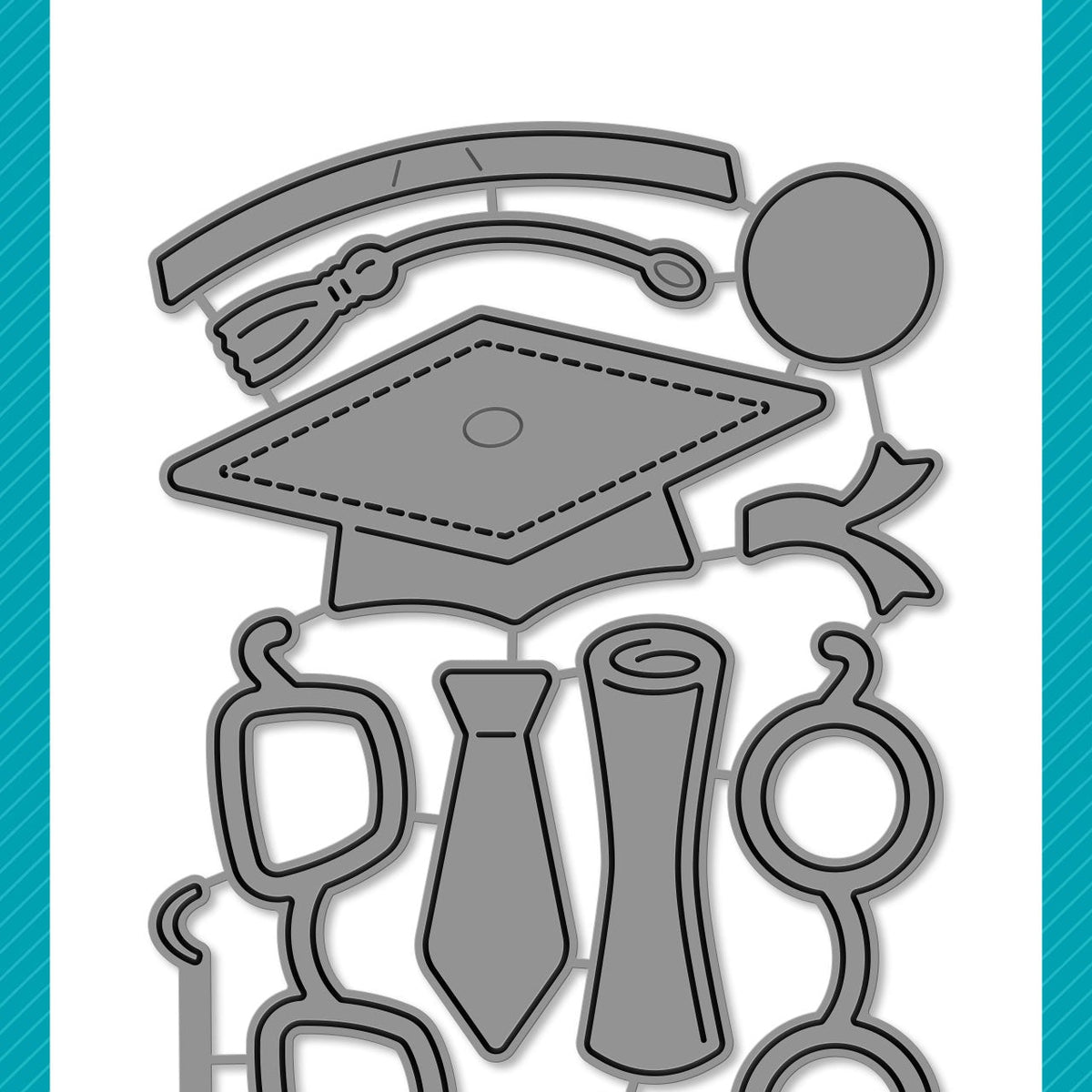 woodland critter huggers graduation add-on – Lawn Fawn