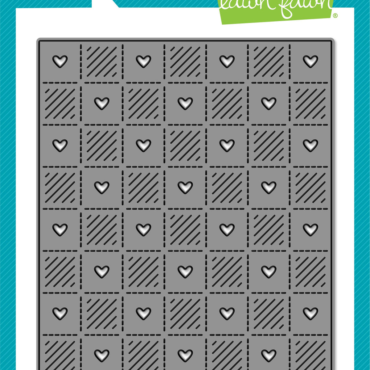 checkered hearts backdrop: portrait – Lawn Fawn
