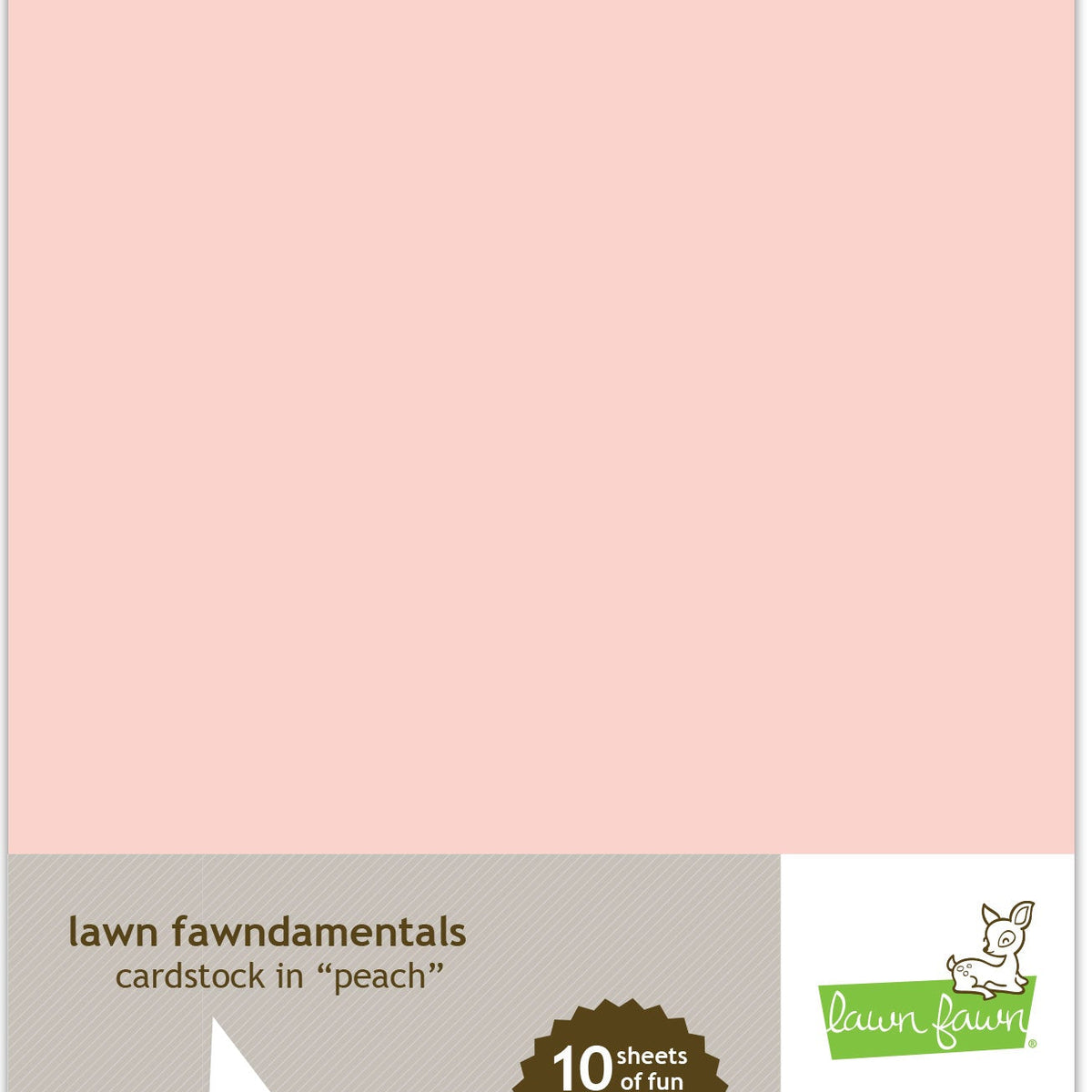 peach cardstock – Lawn Fawn