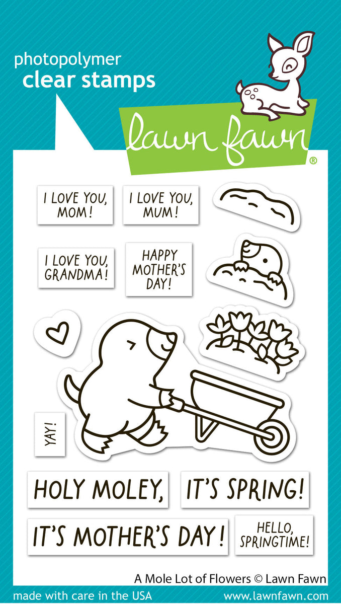 a mole lot of flowers – Lawn Fawn
